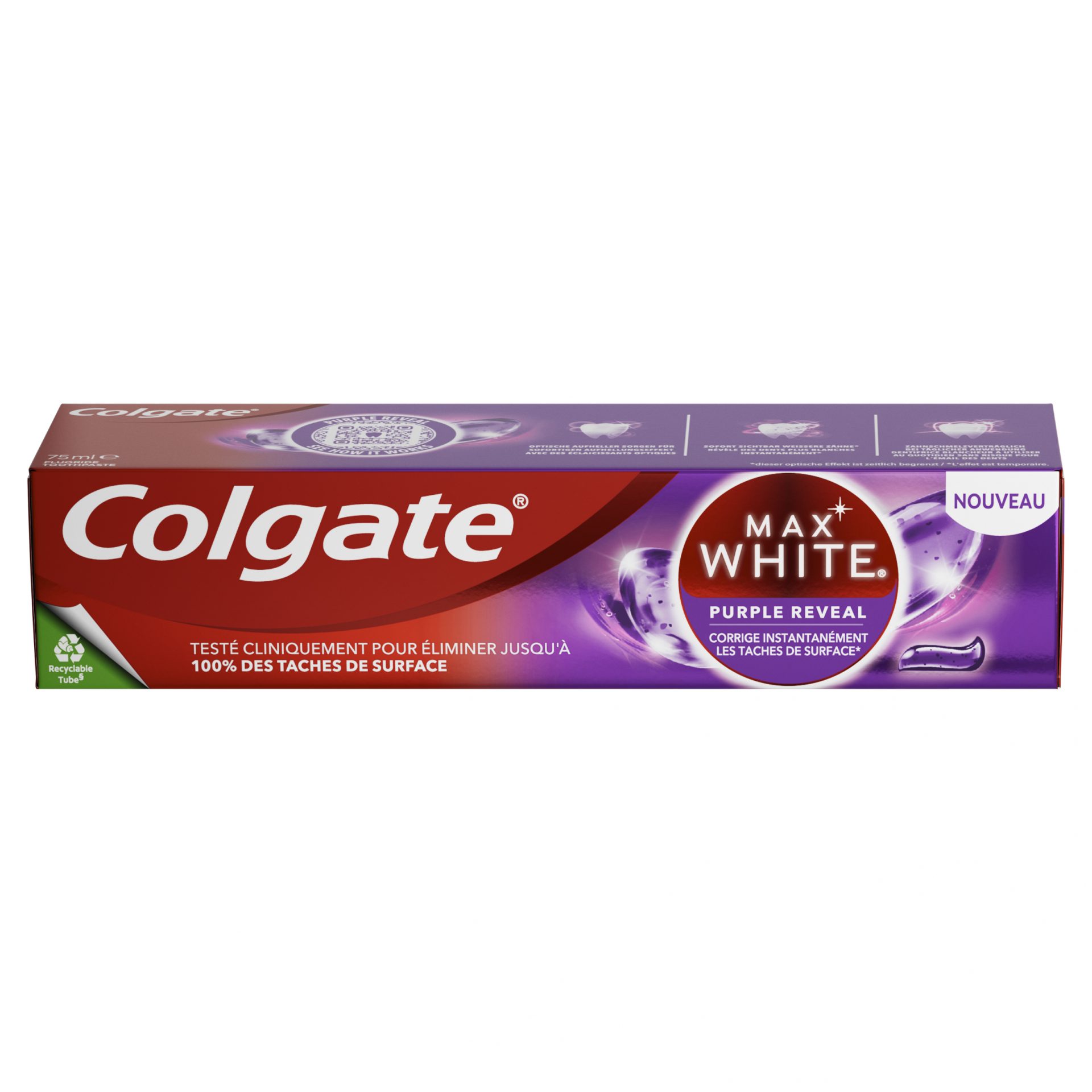 La nouveauté Colgate® Max White Purple Reveal - Fresh Mag Paris